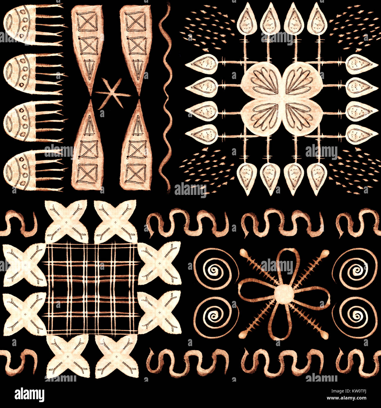 African tribal patterns hi-res stock photography and images - Alamy