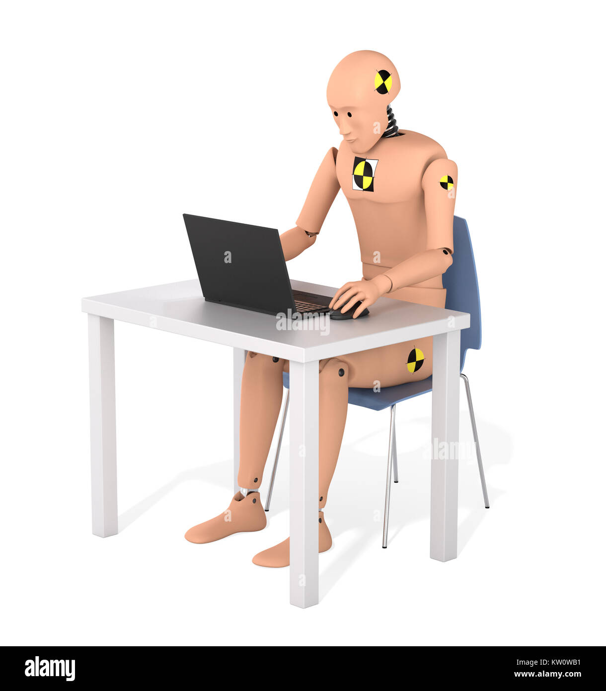 Driving test computer Cut Out Stock Images & Pictures - Alamy