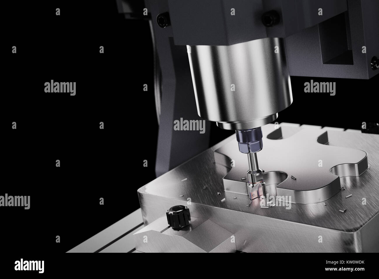 Milling machine 3d hi-res stock photography and images - Alamy