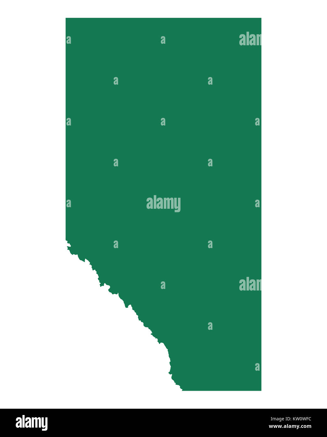 Alberta map Cut Out Stock Images & Pictures - Alamy