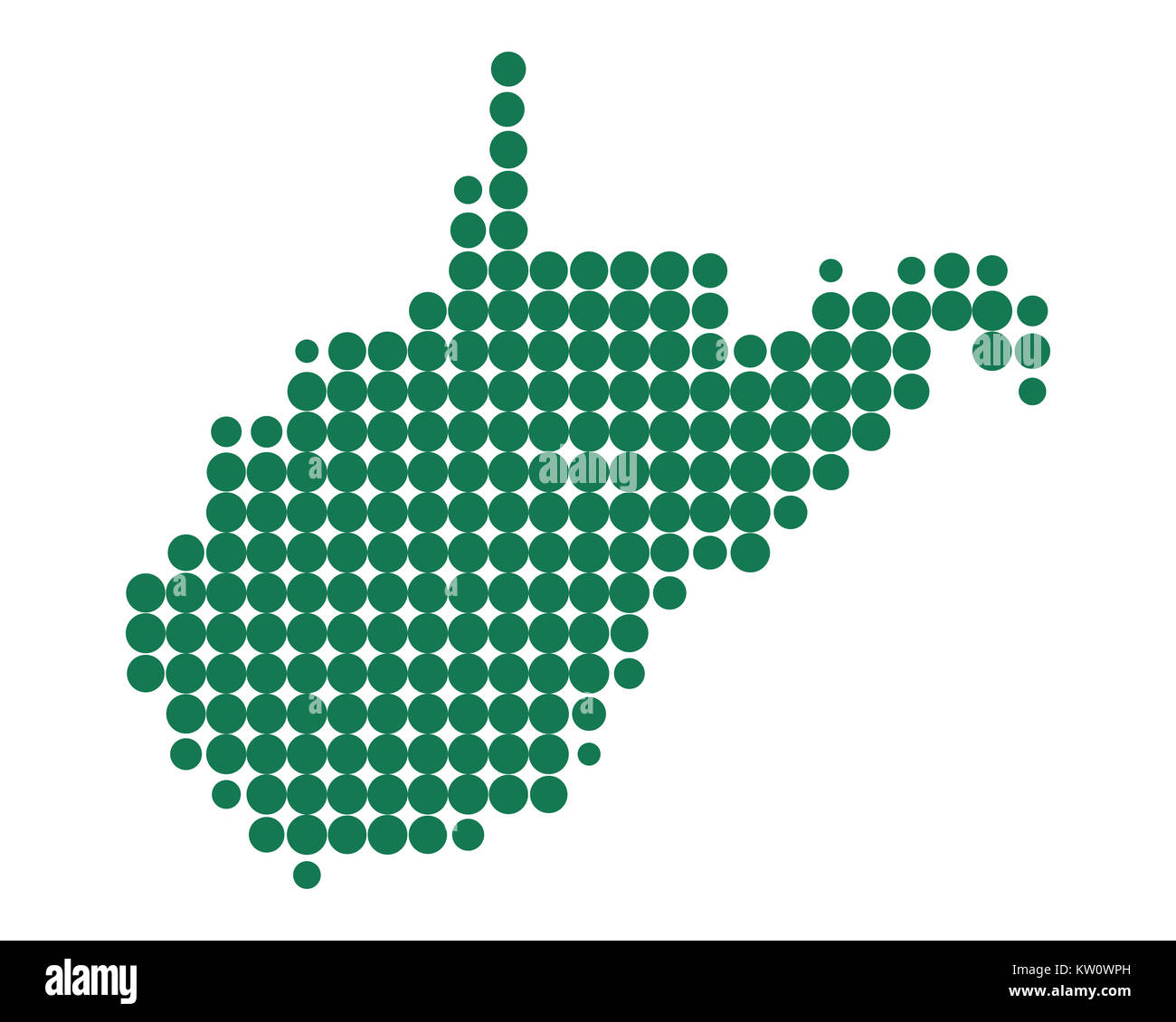 West point virginia map hi-res stock photography and images - Alamy