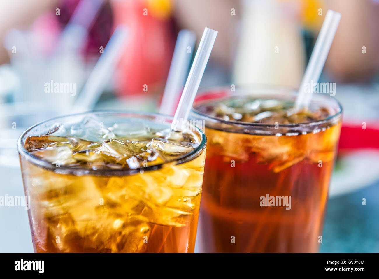 Coke glass straw hi-res stock photography and images - Alamy
