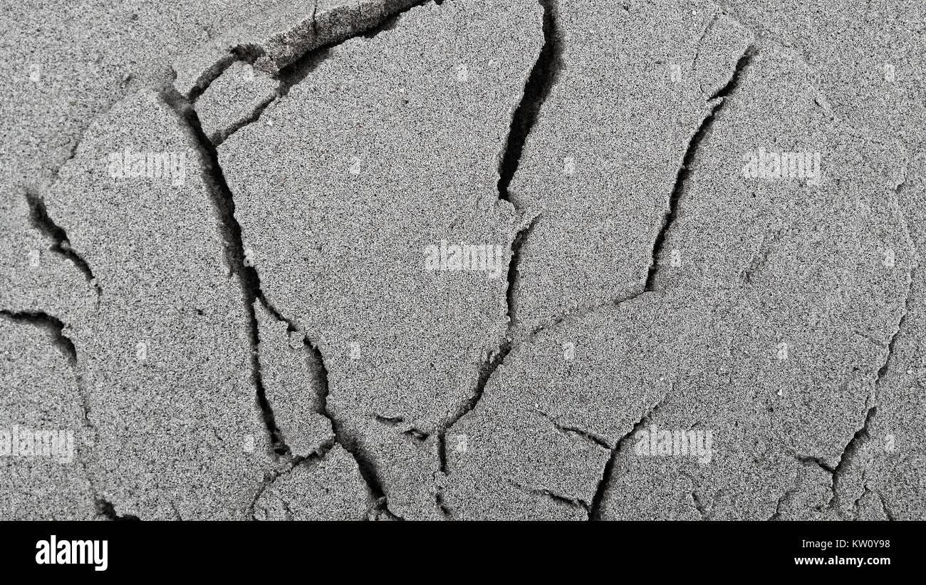 Crack in grey asphalt Stock Photo - Alamy