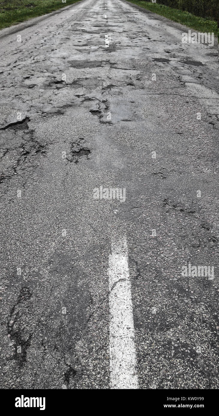 Bad Road Surface High Resolution Stock Photography and Images - Alamy