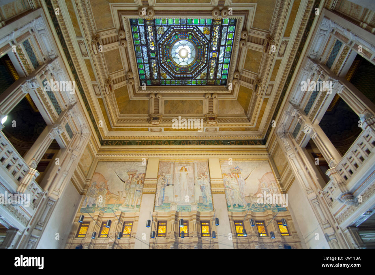 Italien, Emilia Romagna, Salsomaggiore, Berzieri Therme Stock Photo - Alamy