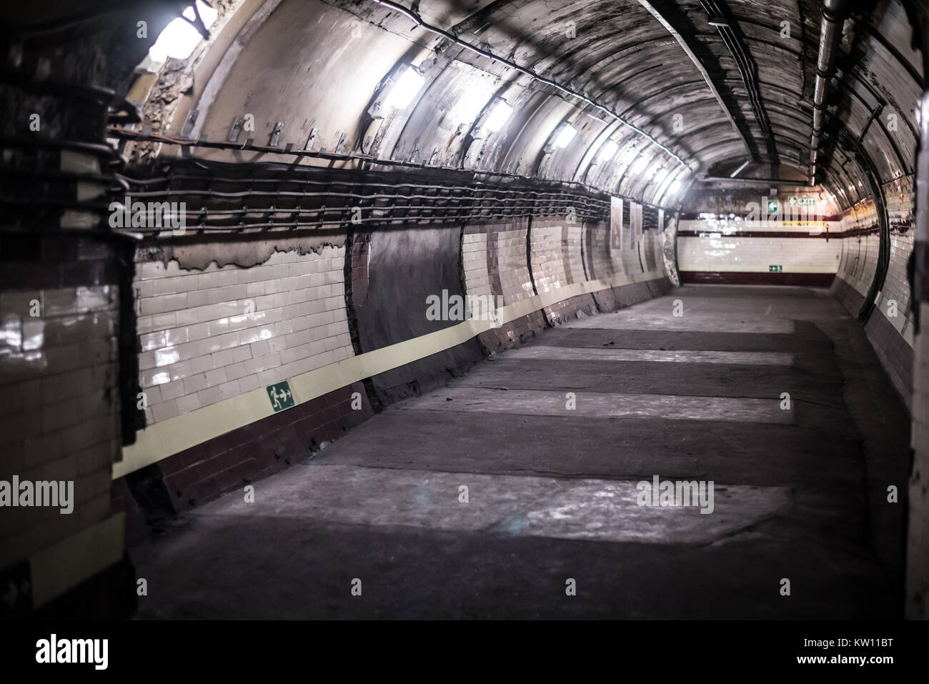 Down Street Abandoned Tube Station, London Stock Photo - Alamy