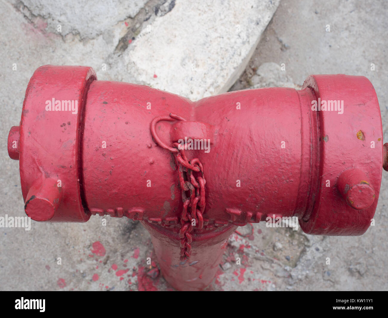 Small Red Fire Hydrant Stock Photo - Alamy