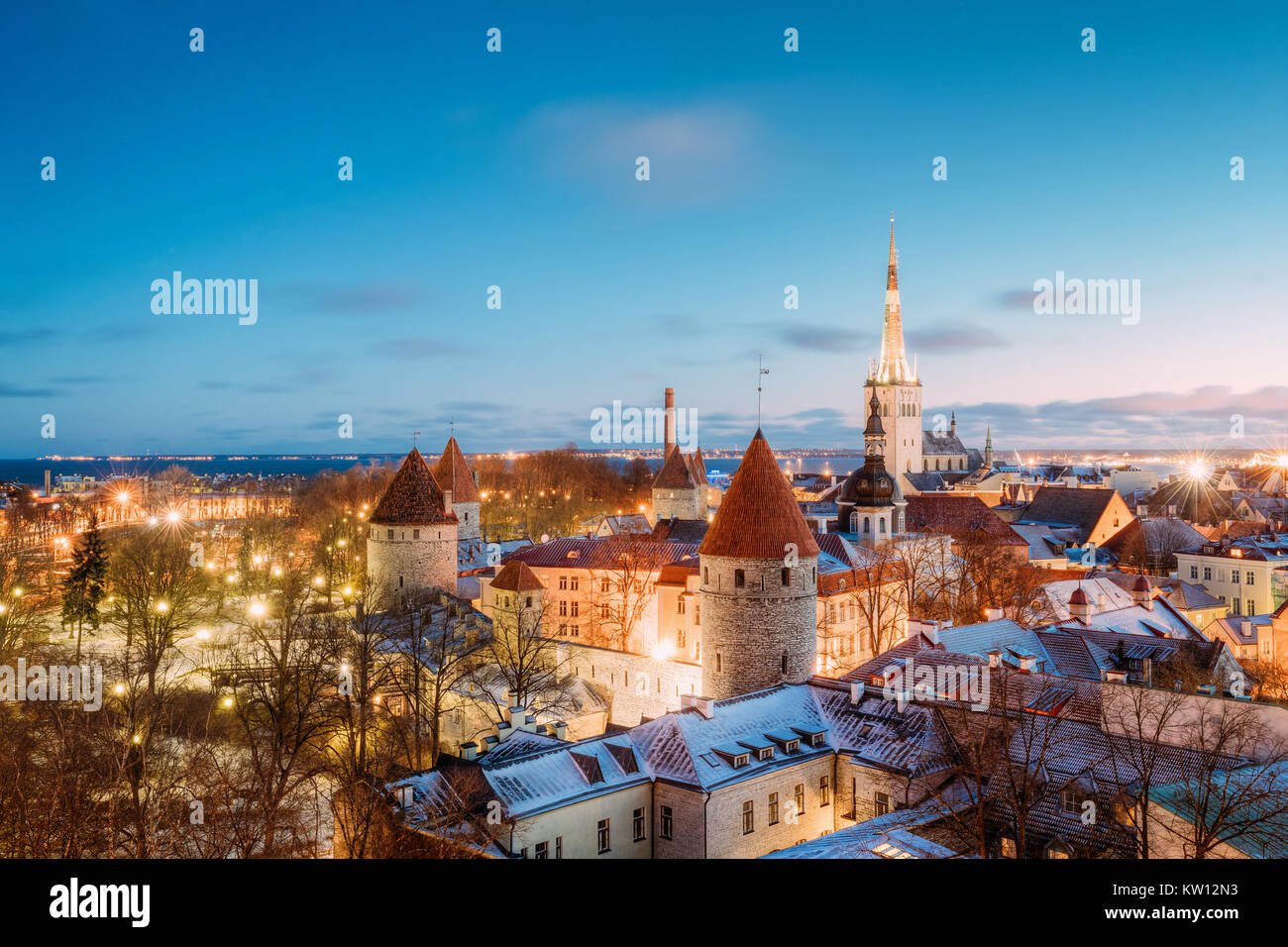 Tallinn, Estonia. Traditional Old Ancient Architecture Cityscape In ...