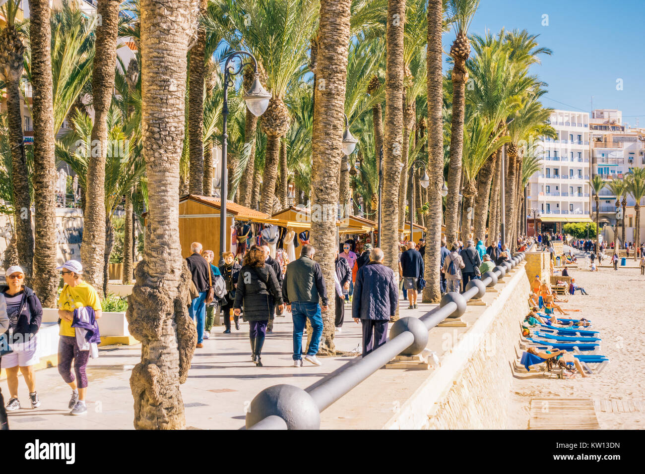 Benidorm Old Town Square High Resolution Stock Photography and Images ...
