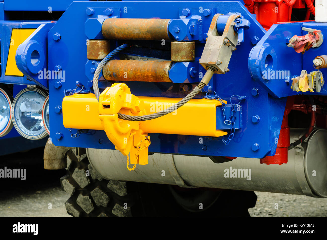 Cable pulling winch hi-res stock photography and images - Alamy