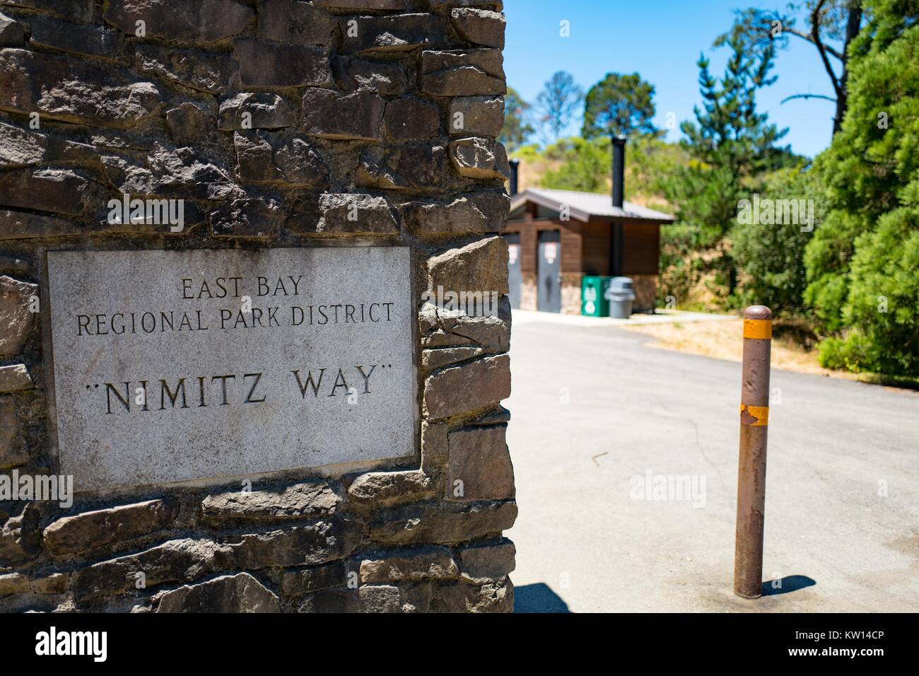 Trailhead of Nimitz Way, in Tilden Regional Park, Berkeley, California ...