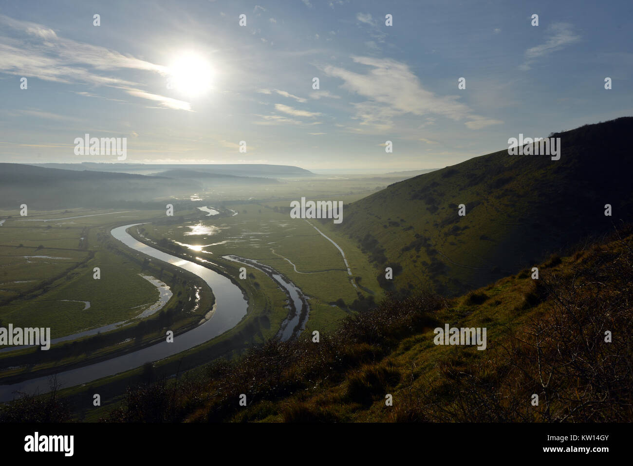 River cuckmere cuckmere valley sussex hi-res stock photography and ...