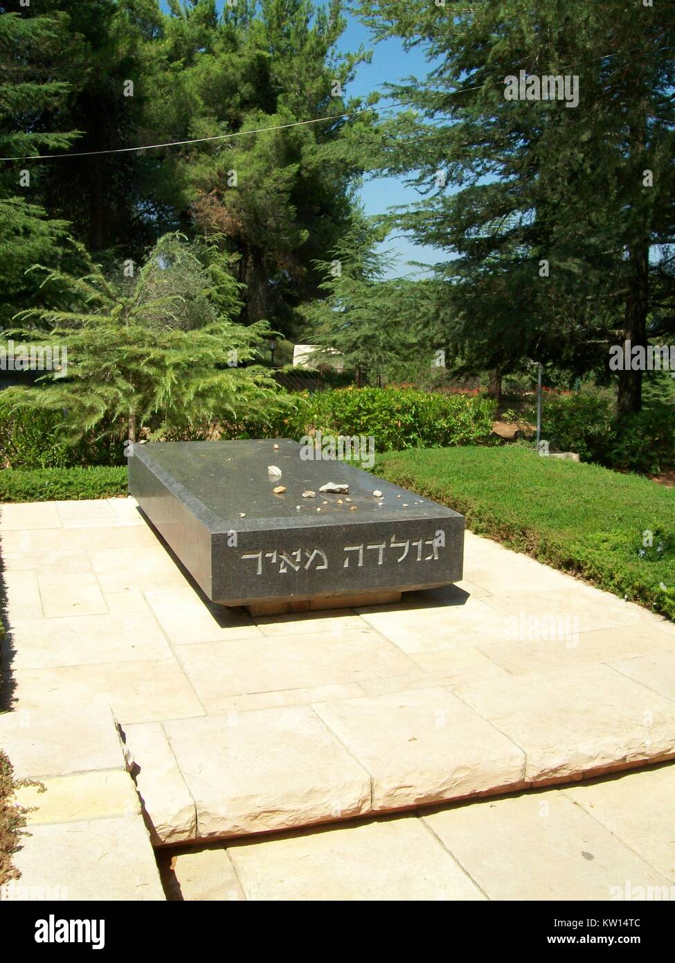 In Mount Herzl cemetary, visitors have observed the Jewish tradition of ...