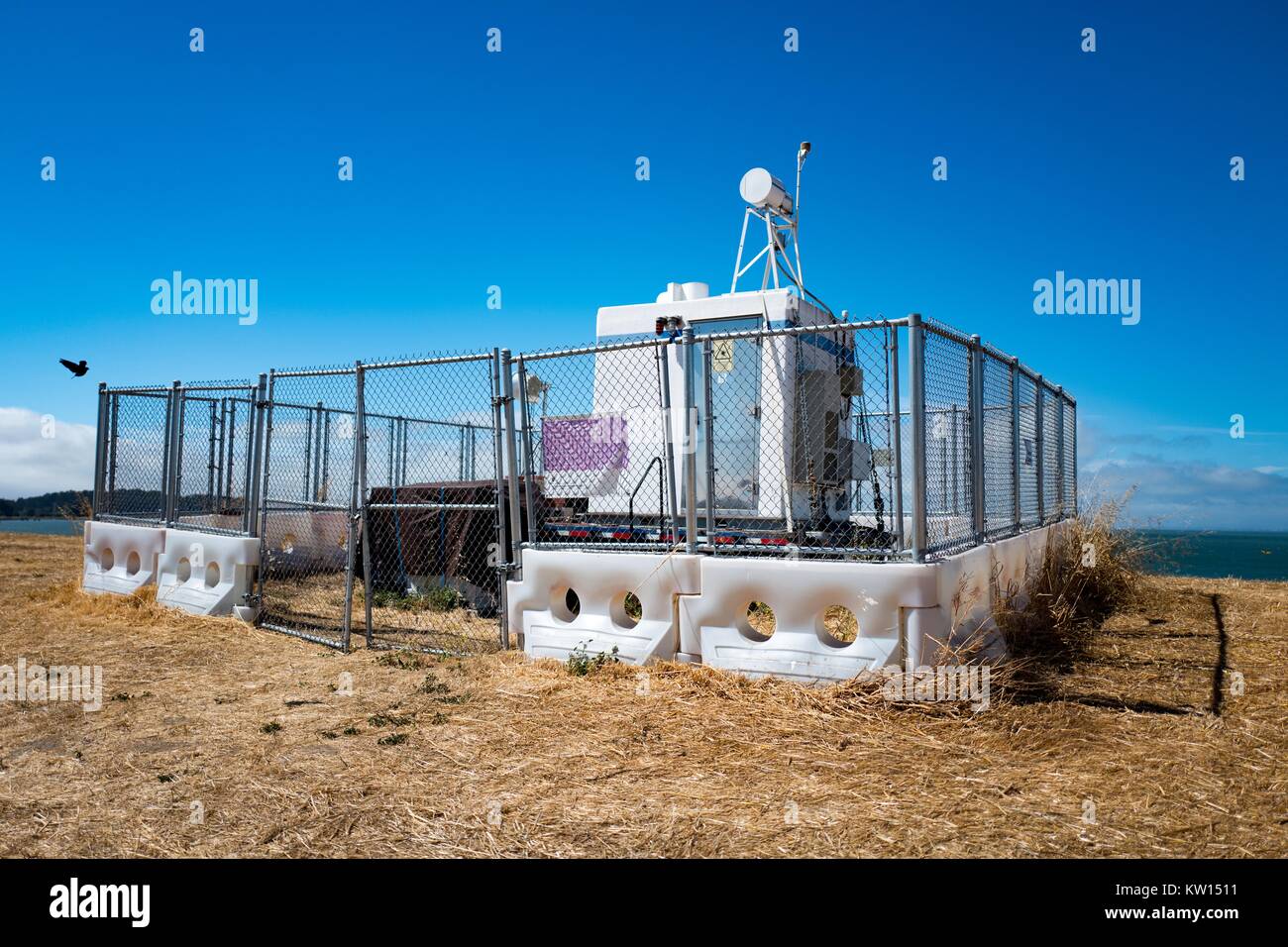 Beacon station for the Instrument Landing System of San Francisco ...