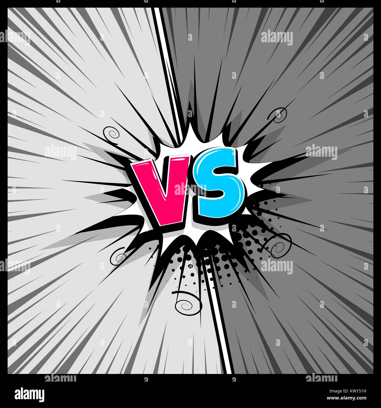 Versus empty speech box text Stock Vector Image & Art - Alamy