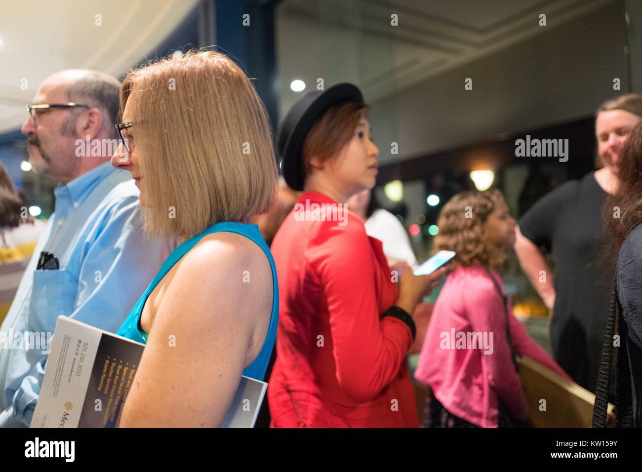 At the Lesher Center in Walnut Creek, California following a ...