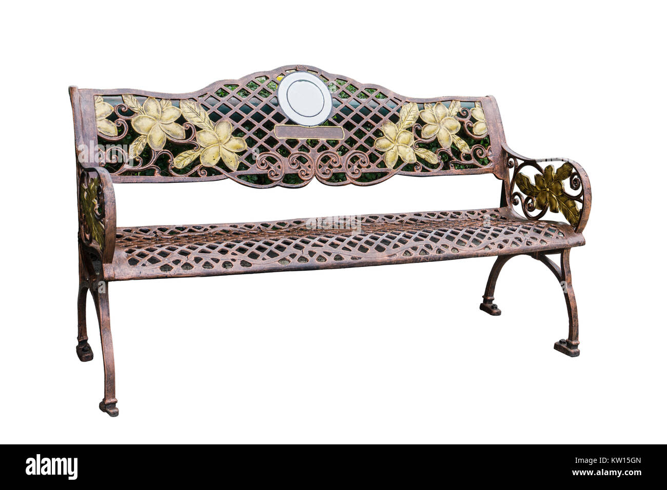 Isolated copper bench hi-res stock photography and images - Alamy