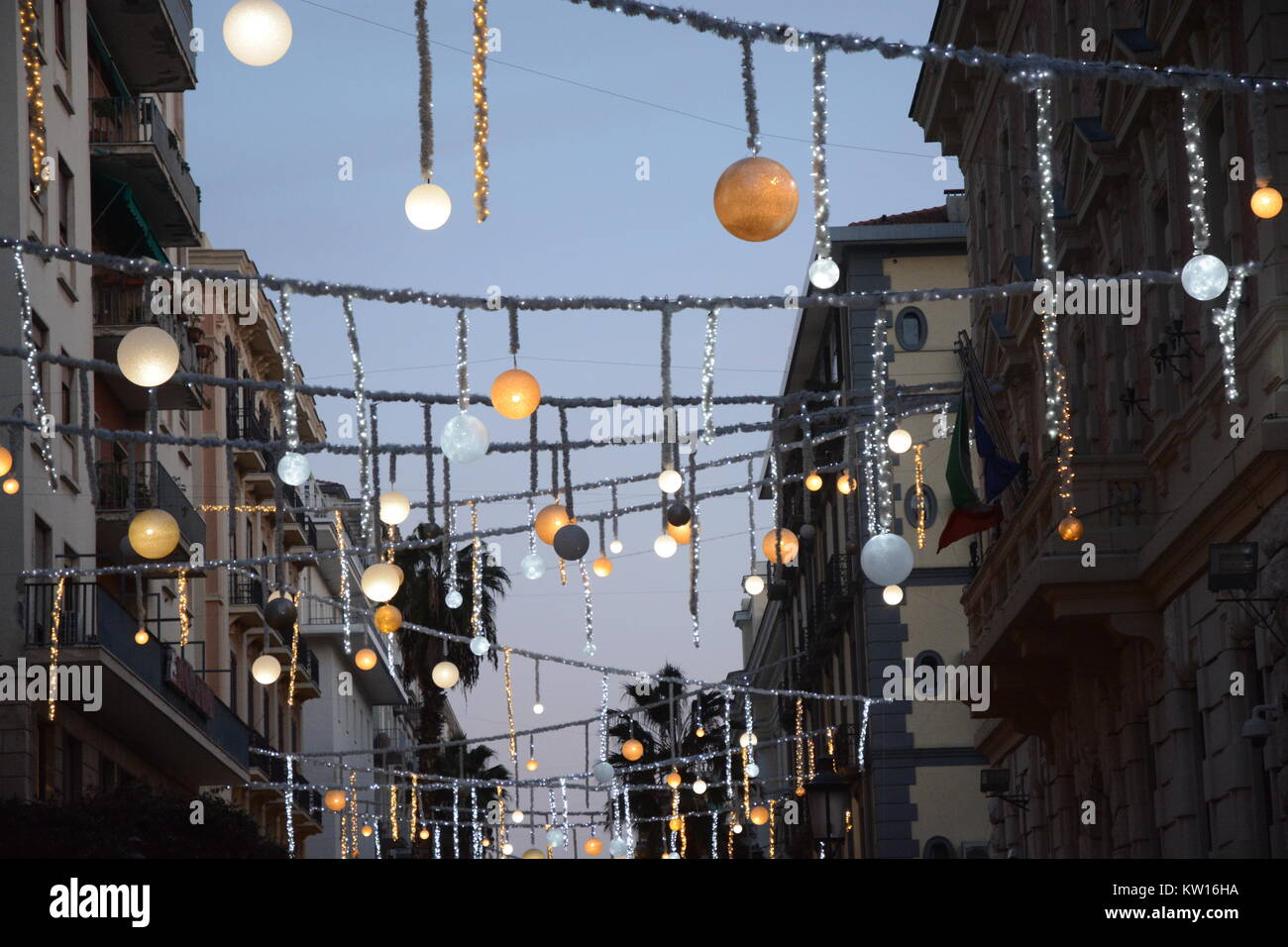 Christmas Lights In Salerno Italy at Edward Varley blog