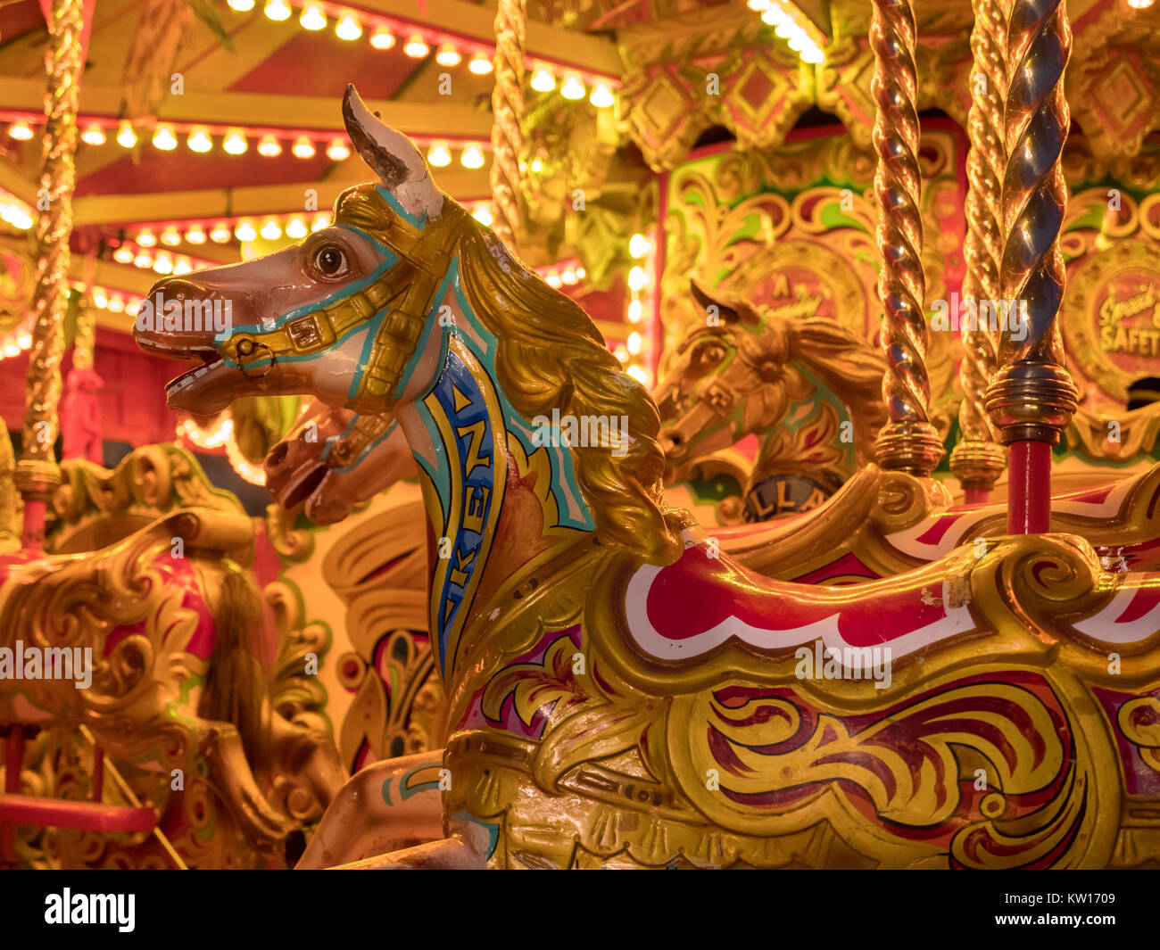 Fairground carousel hi-res stock photography and images - Alamy