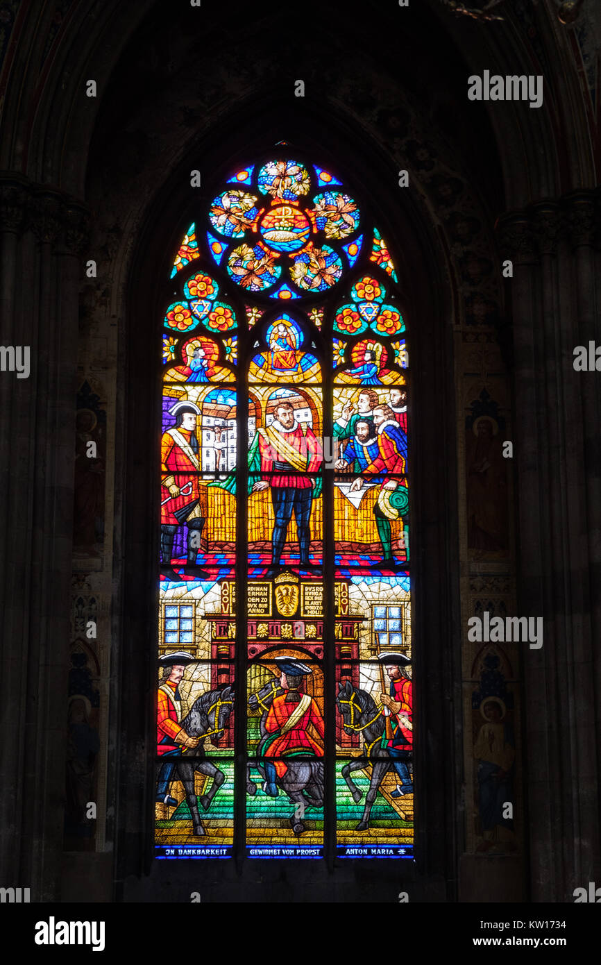 Vienna austria stained glass window hi-res stock photography and images ...