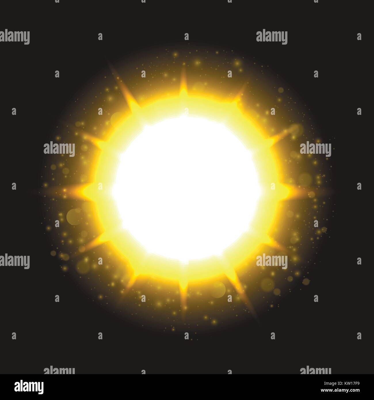 Gold powder explosion Stock Vector Images - Alamy