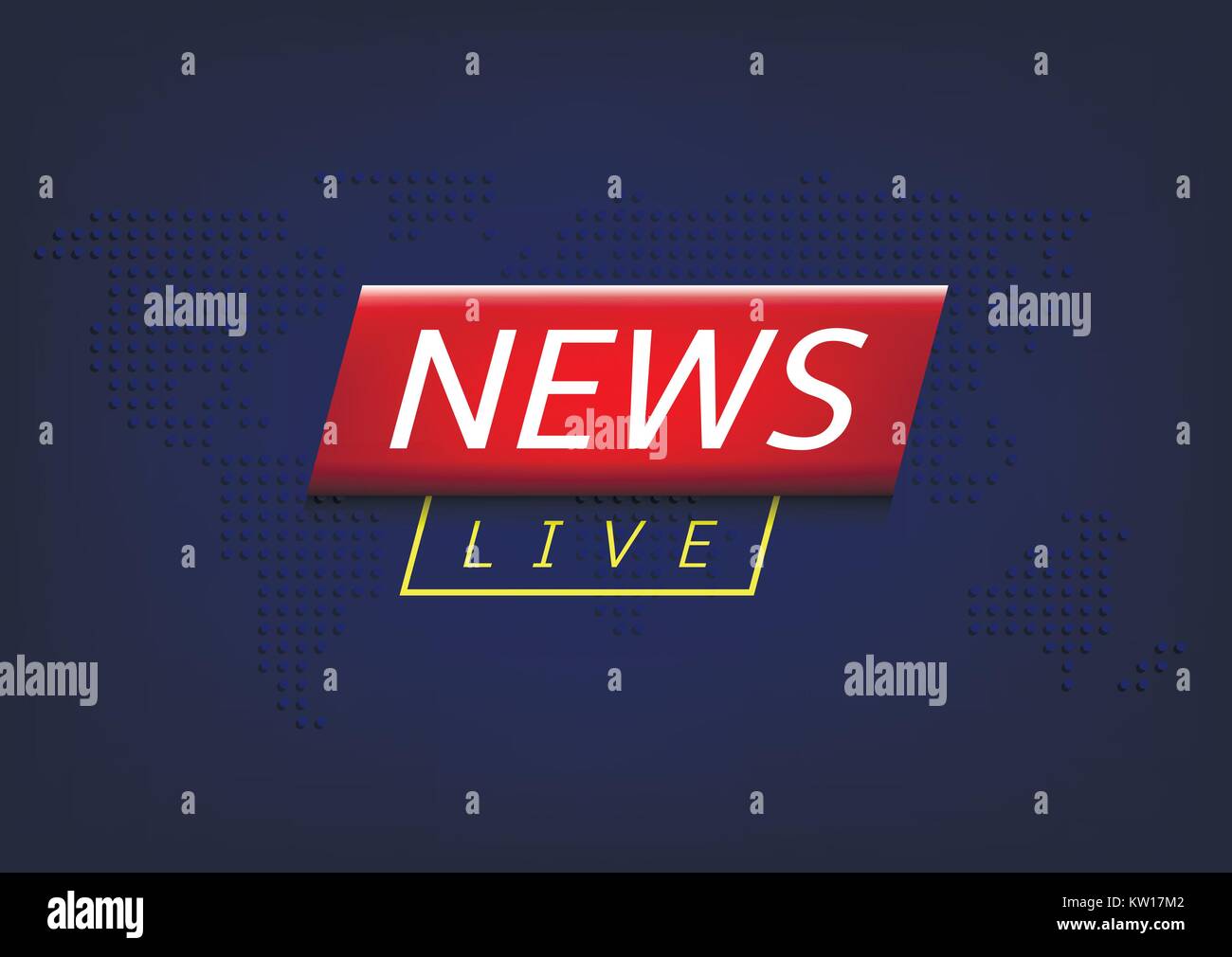 Tv channel live news Stock Vector Images - Alamy