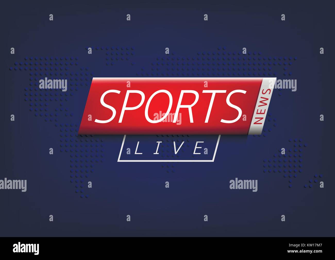 Tv news background sport Stock Vector Images - Alamy