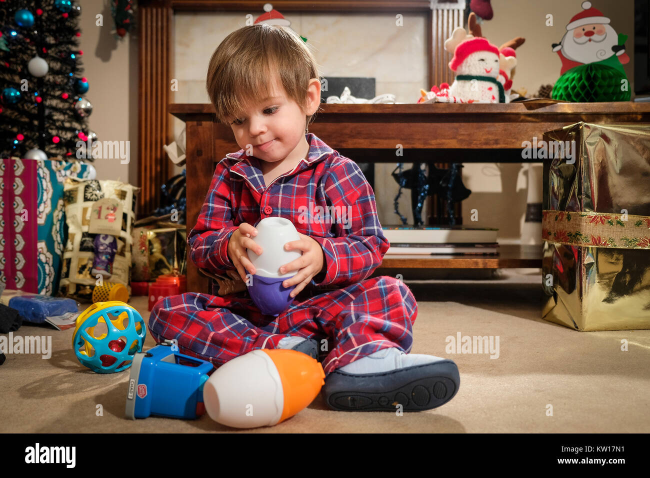 Child playing pajamas hi-res stock photography and images - Alamy
