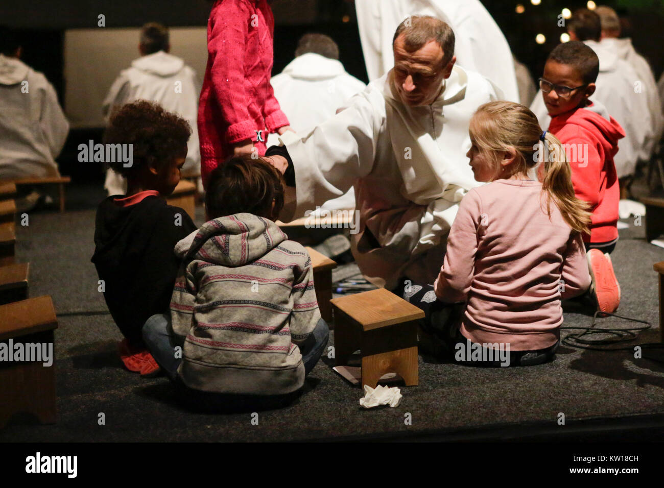 Basel, Switzerland. 28th Dec, 2017. Brother Alois, the Prior of the ...