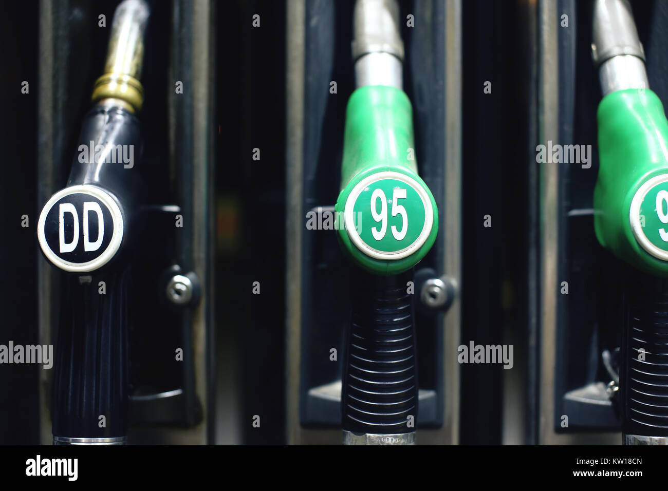 Black diesel fuel pistol Stock Photo - Alamy