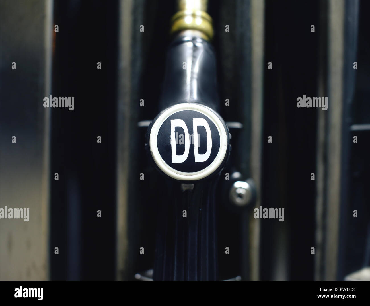 Black diesel fuel pistol Stock Photo - Alamy