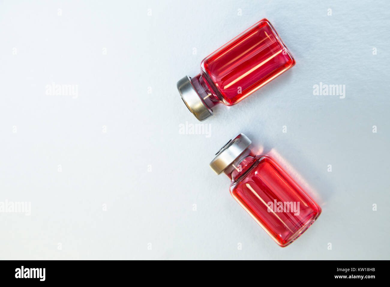 Veterinary and curing animals. A white background with a close up ...