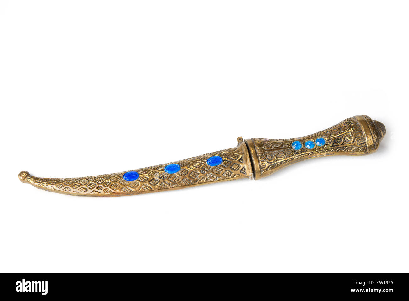 Vintage knife from ottoman empire in the white background Stock Photo ...