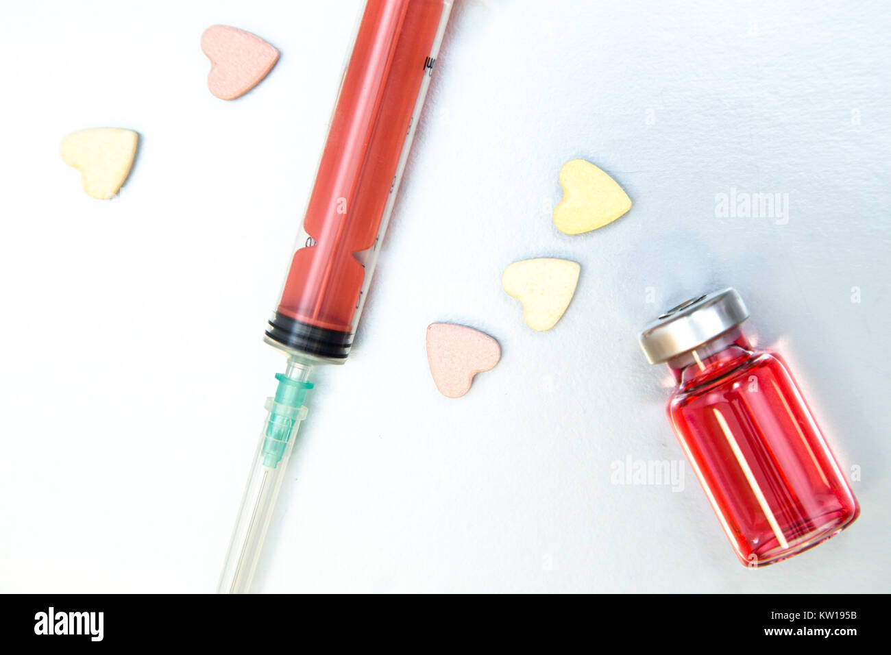 Veterinary and curing animals. A white background with yellow and pink ...