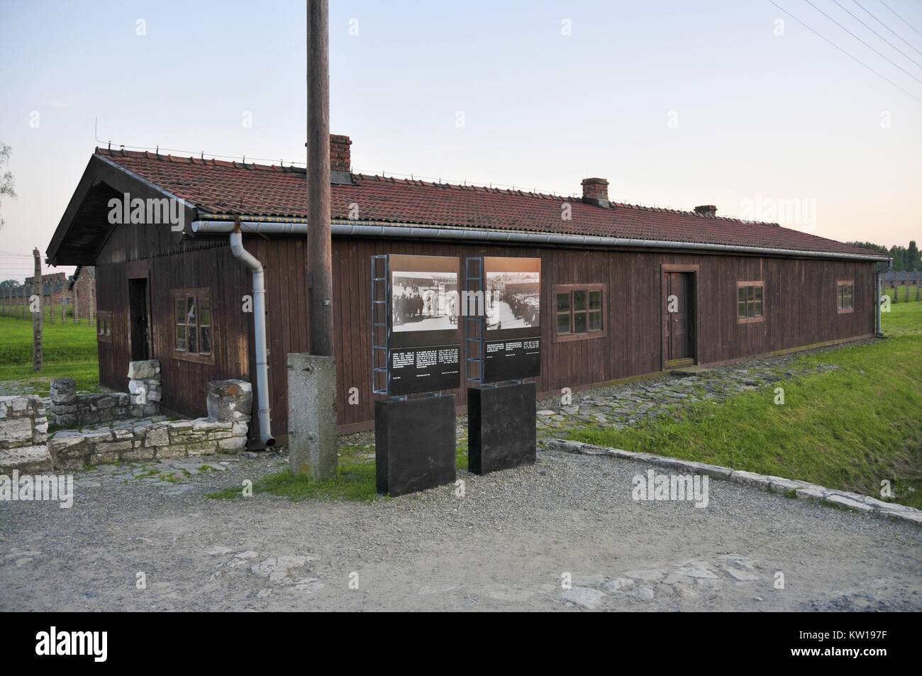 Barracks at Auschwitz-Birkenau concentration camp, Brzezinka, Lesser ...