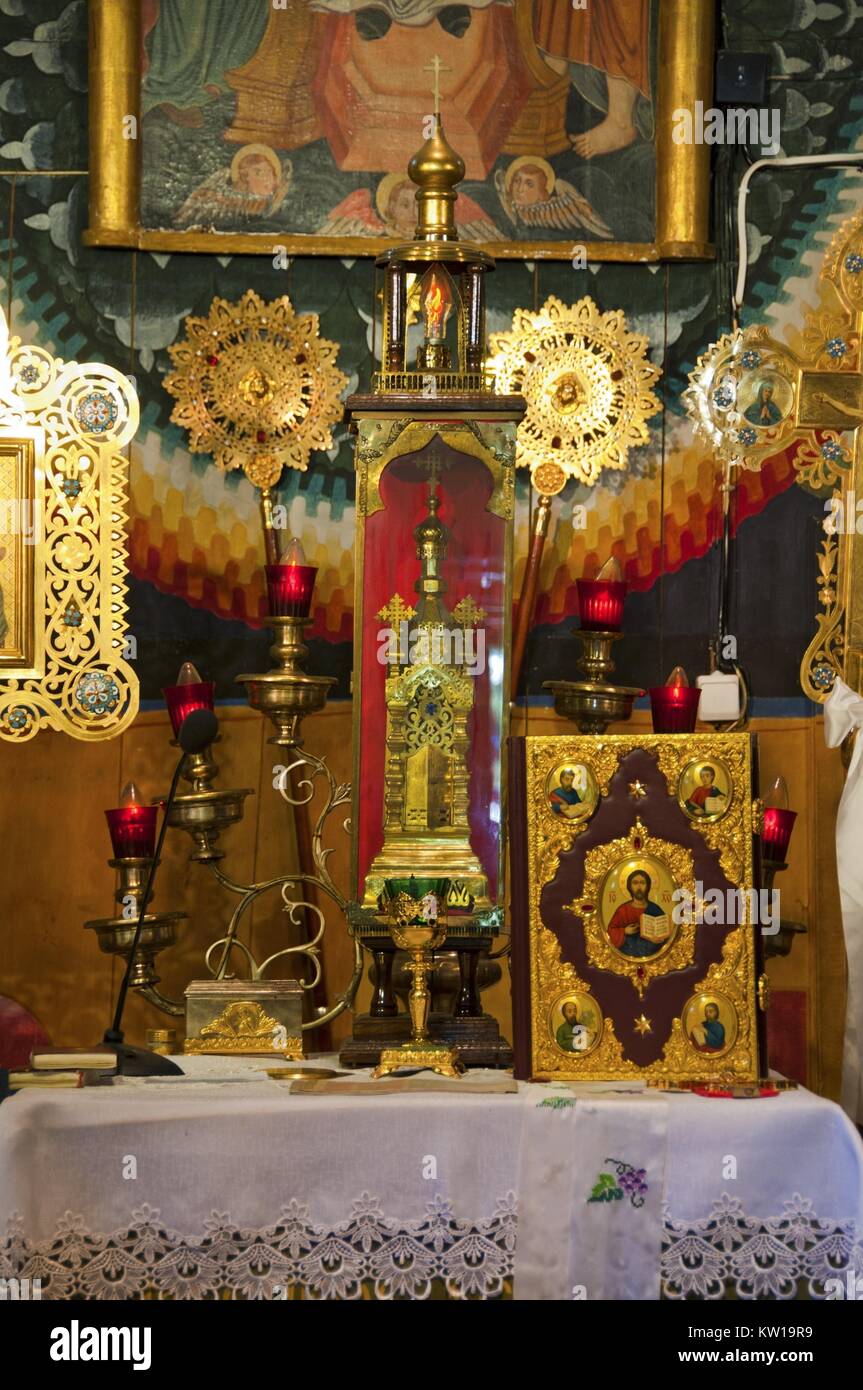 Interior of the Neo Greek-Catholic Church of St. Nicetas the Martyr ...