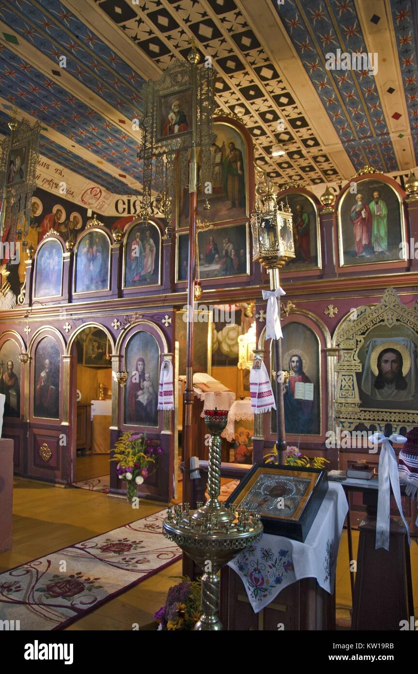 Interior of the Neo Greek-Catholic Church of St. Nicetas the Martyr ...