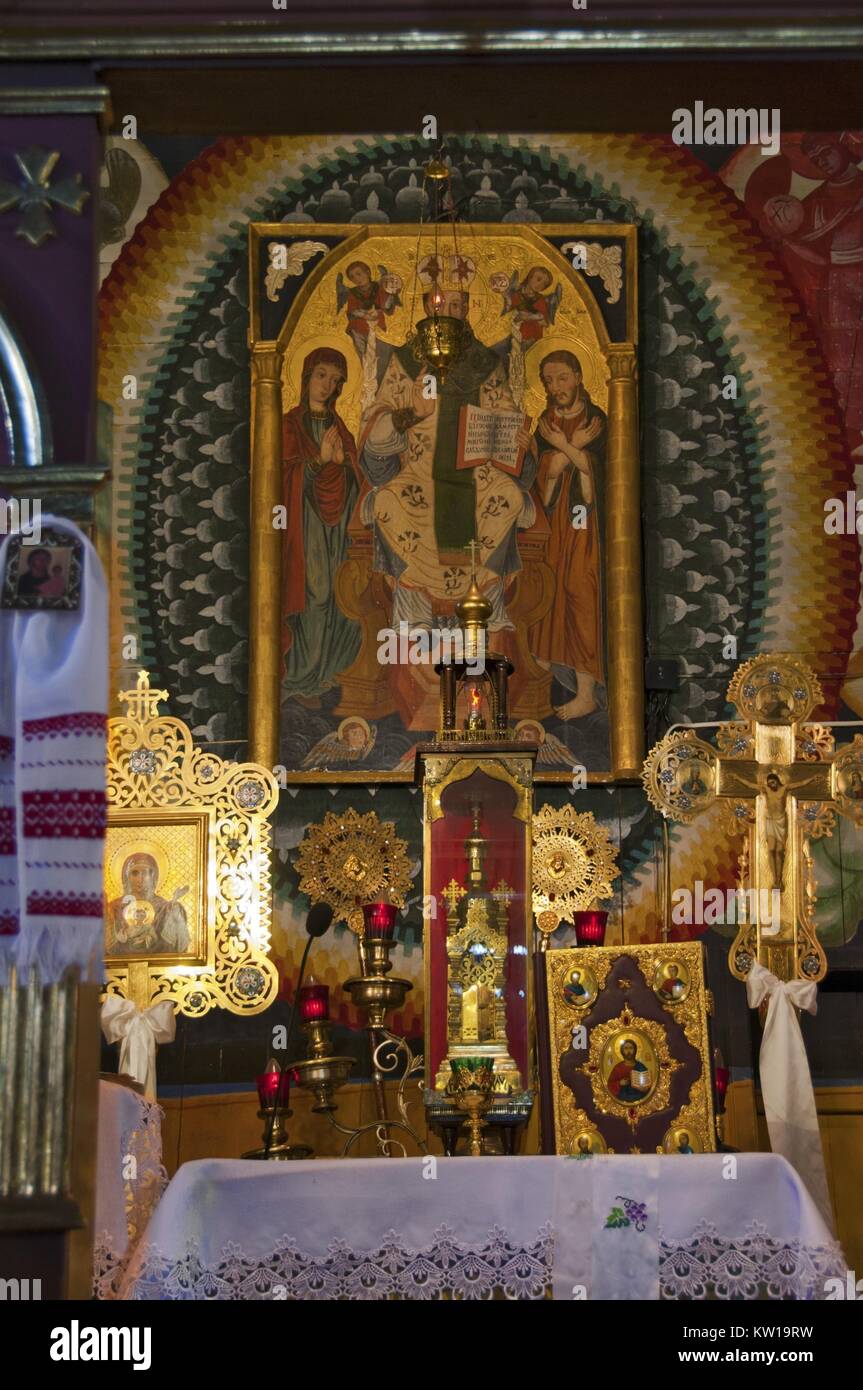 Interior of the Neo Greek-Catholic Church of St. Nicetas the Martyr ...