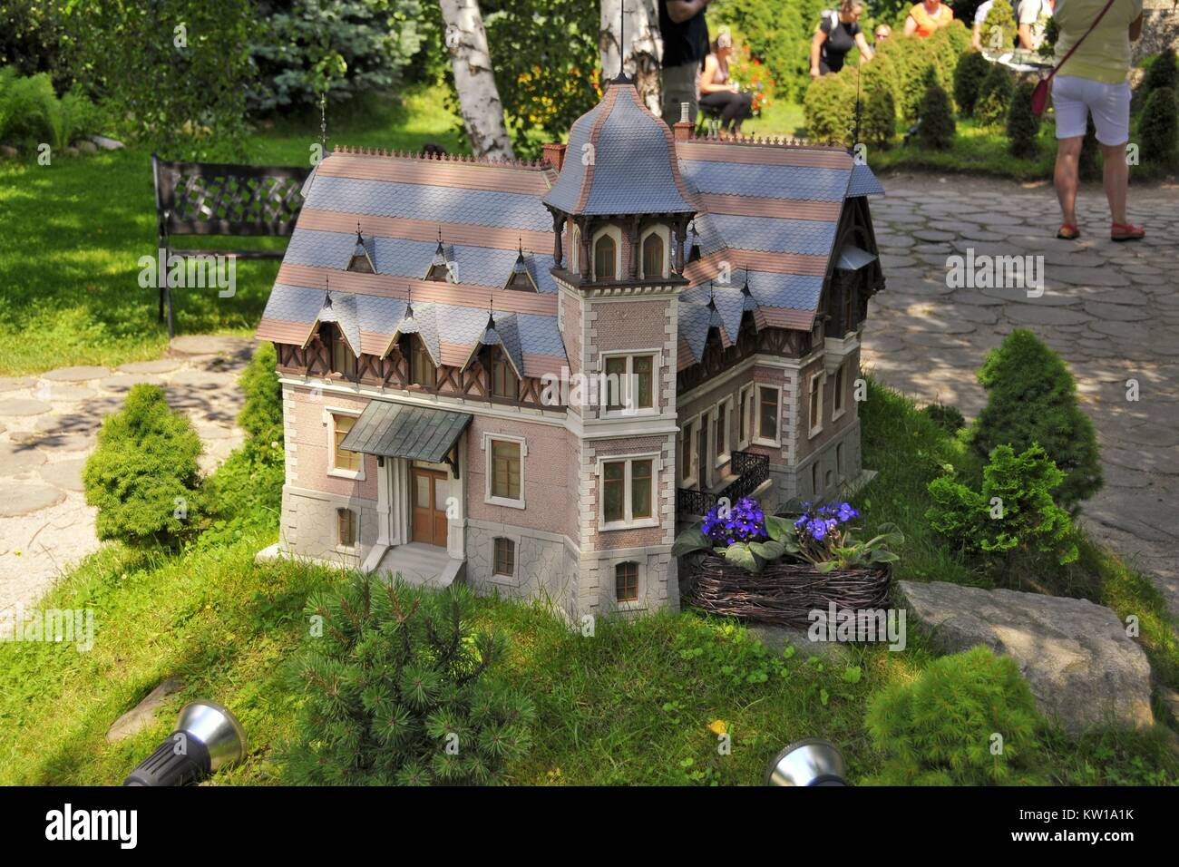 Park of Miniatures of Lower Silesia Monuments. Kowary, Lower Silesian ...