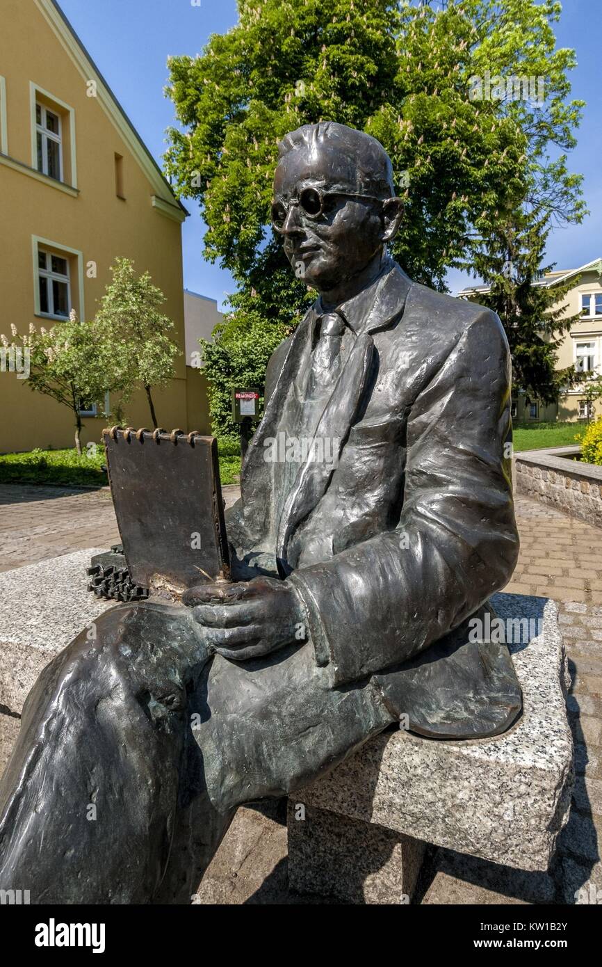Monument - Marian Rejewski's bench. Bydgoszcz, Kuyavian-Pomeranian ...
