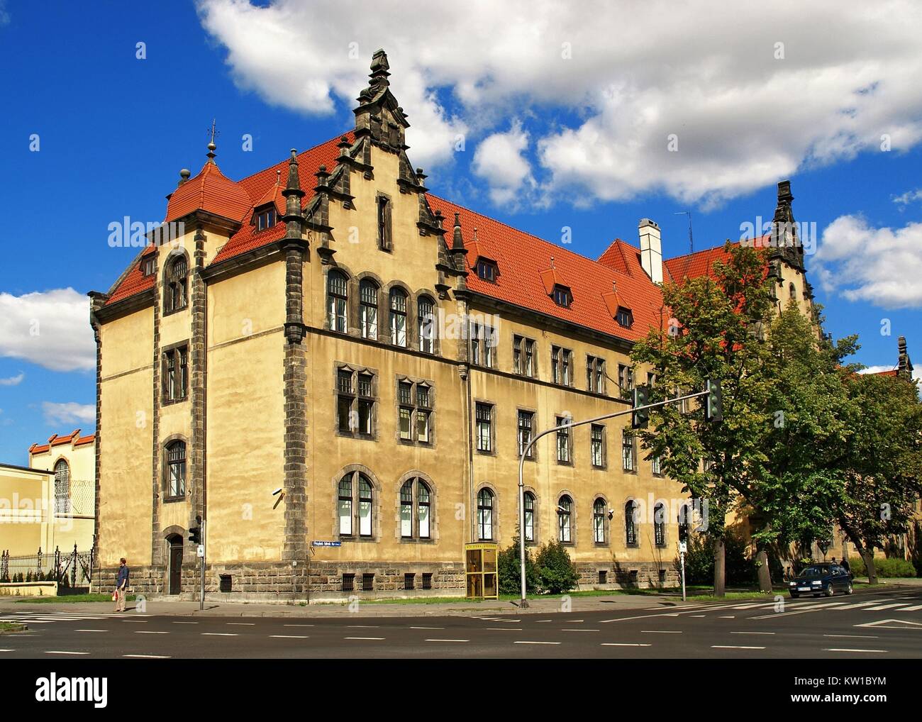 Neo-Renaissance building of the High Court. Inowroclaw, Kuyavian ...