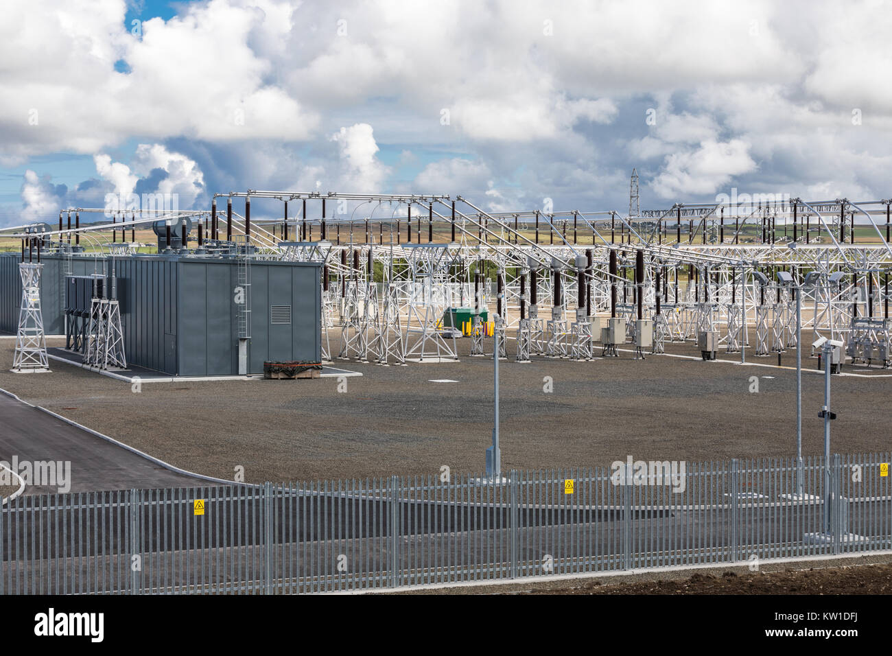 Electrical substation facilities and construction Stock Photo - Alamy