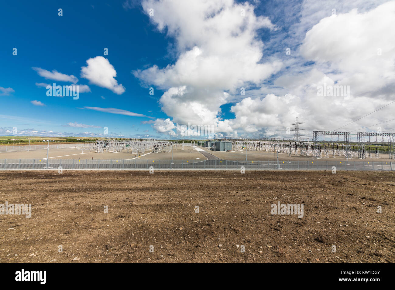Electrical substation facilities and construction Stock Photo - Alamy