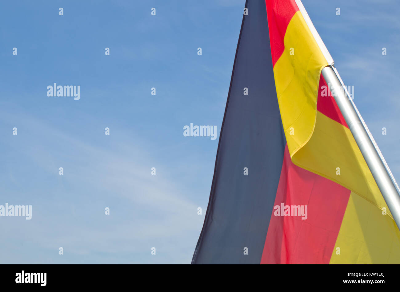German flag national flag of germany tri Stock Photo - Alamy