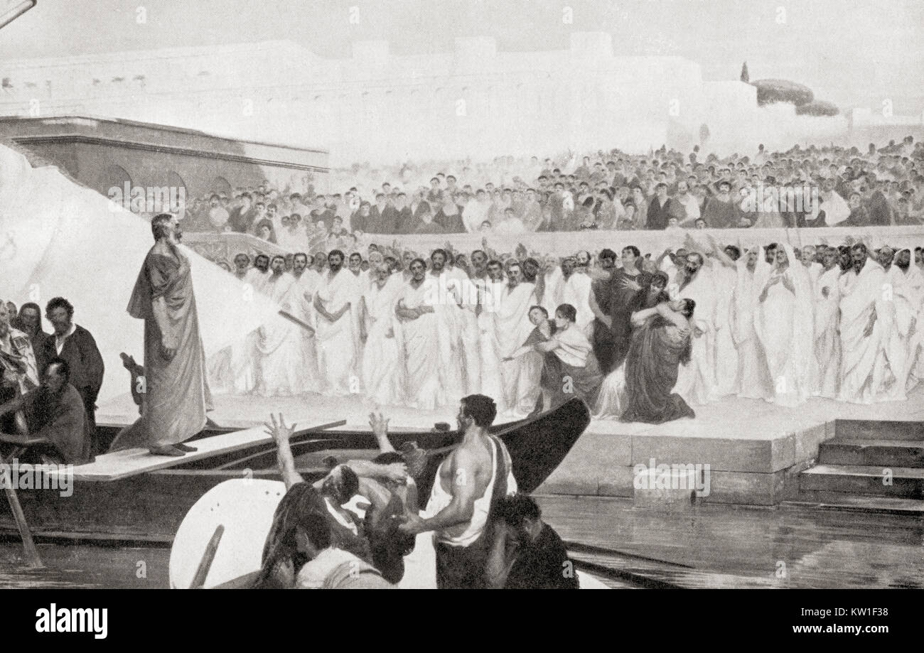 The return of Regulus to Carthage. Marcus Atilius Regulus, c.307 –250 ...