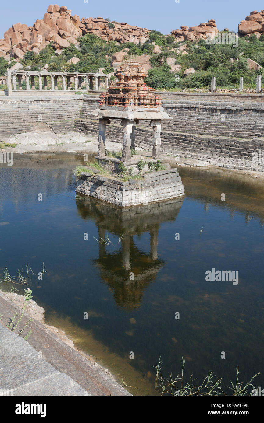 India, Karnataka, Hampi, Pushkarani Stock Photo - Alamy