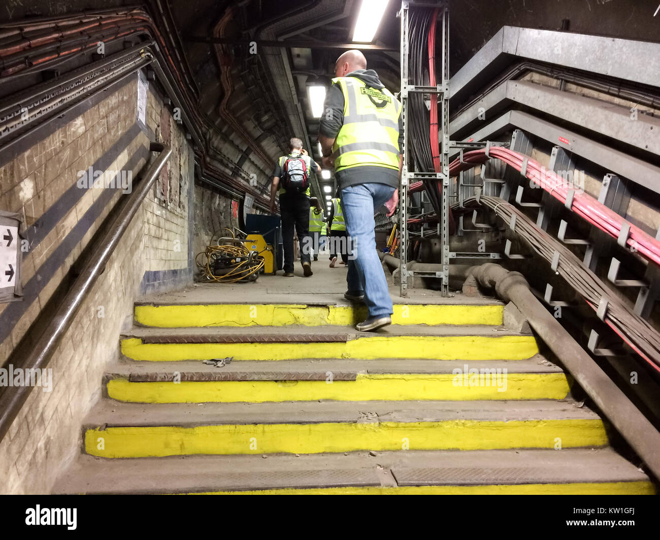 Underground tunnels, hidden london tour hi-res stock photography and ...