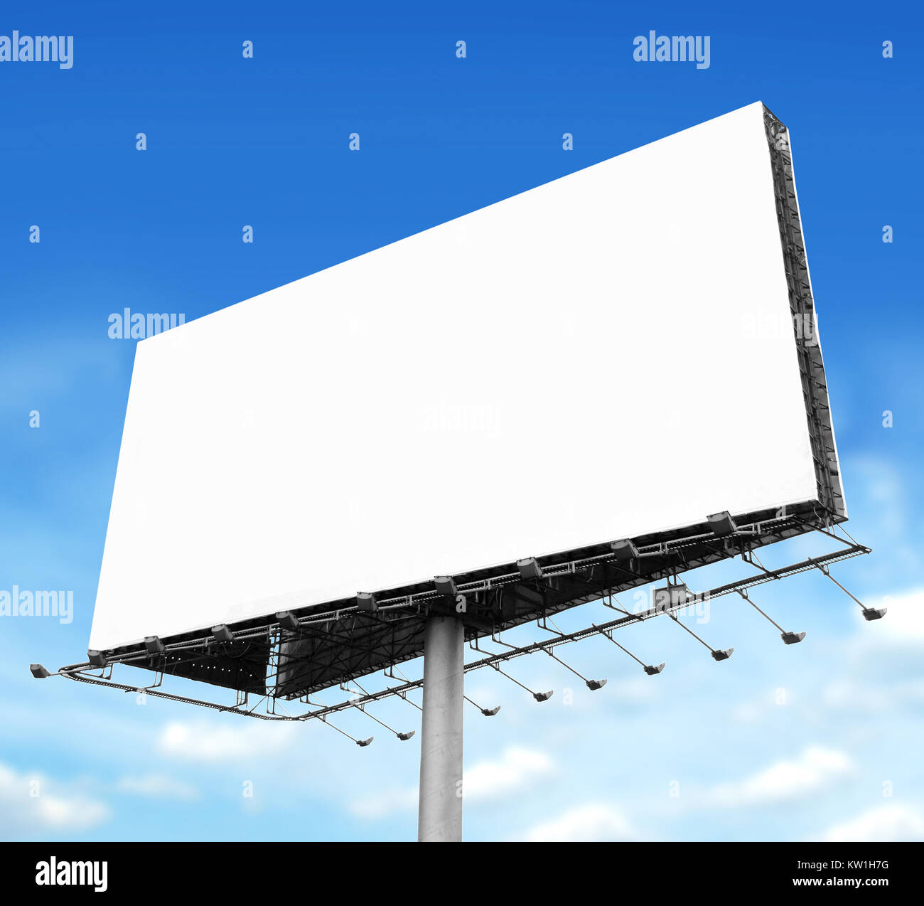 Billboard with empty screen Stock Photo - Alamy