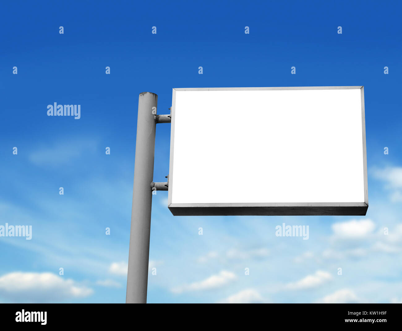 blank sign board Stock Photo - Alamy