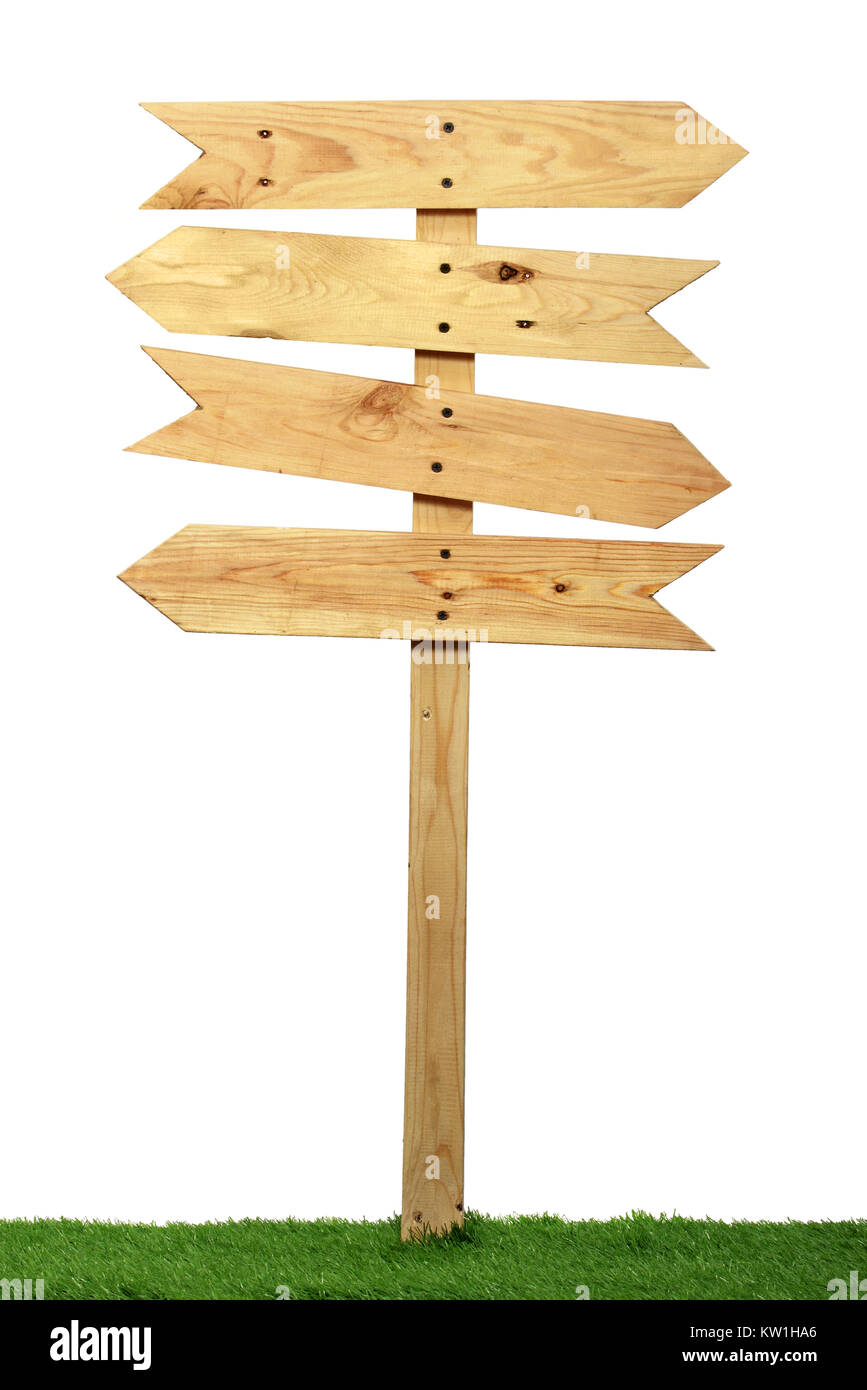 empty wooden sign Stock Photo - Alamy